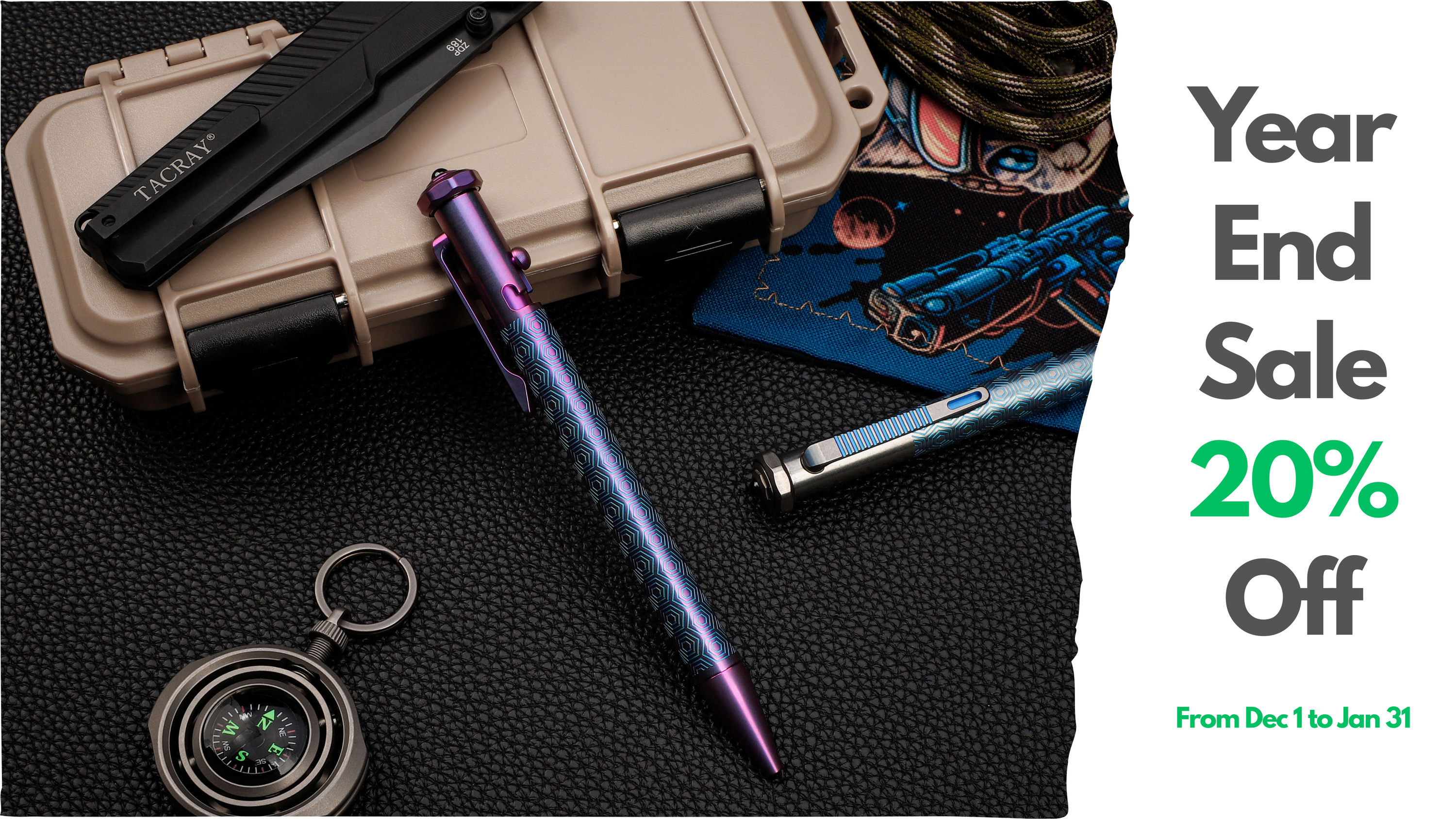 Tacray | Premium Titanium Everyday Carry Tools | Outdoor Knives